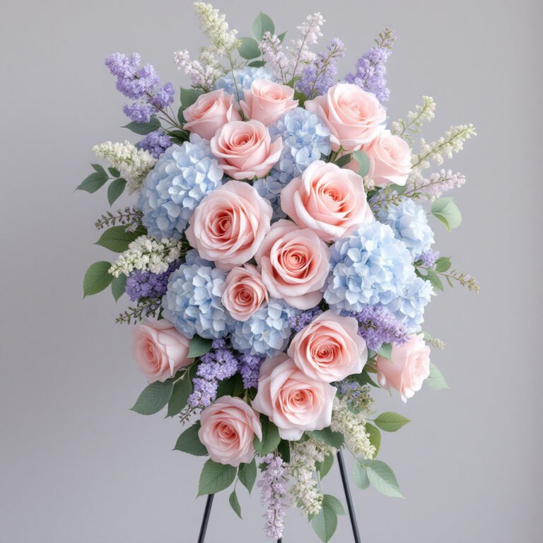 Exploring Popular Color Palettes for Funeral Standing Sprays